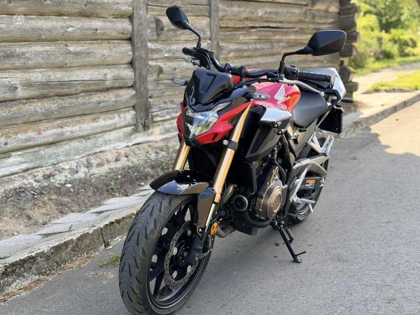 Red Honda CBF 2023 in Utena, with an engine capacity of 0.47 L and mileage of 1 thousand km for 5500 €, photo 7 on AUTOMOTO.COM.LV