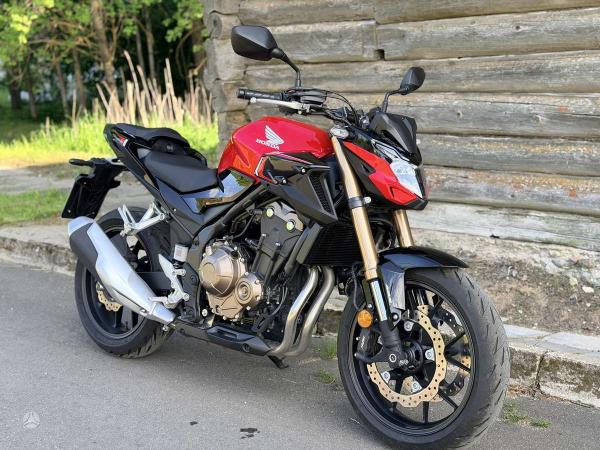Red Honda CBF 2023 in Utena, with an engine capacity of 0.47 L and mileage of 1 thousand km for 5500 €, photo 8 on AUTOMOTO.COM.LV