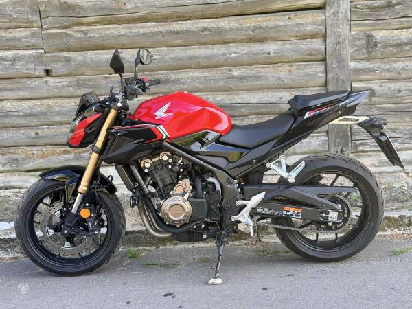 Red Honda CBF 2023 in Utena, with an engine capacity of 0.47 L and mileage of 1 thousand km for 5500 €, photo 9 on AUTOMOTO.COM.LV