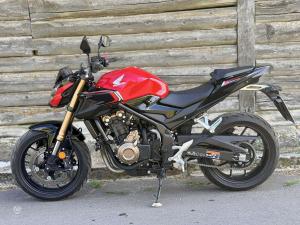 Red Honda CBF 2023 in Utena, with an engine capacity of 0.47 L and mileage of 1 thousand km for 5500 €, photo 10 on AUTOMOTO.COM.LV