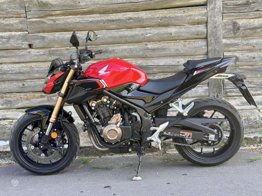 Red Honda CBF 2023 in Utena, with an engine capacity of 0.47 L and mileage of 1 thousand km for 5500 €, photo 10 on AUTOMOTO.COM.LV
