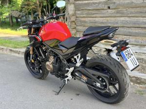 Red Honda CBF 2023 in Utena, with an engine capacity of 0.47 L and mileage of 1 thousand km for 5500 €, photo 12 on AUTOMOTO.COM.LV