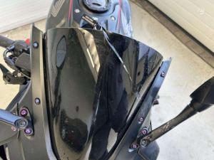 Black Honda Cbr 2020 in Radviliskis, with an engine capacity of 0.65 L and mileage of 25 thousand km for 3850 €, photo 16 on AUTOMOTO.COM.LV