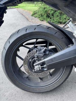Black Honda Cbr 2024 in Vilnius, with an engine capacity of 0.65 L and mileage of 11 thousand km for 4500 €, photo 9 on AUTOMOTO.COM.LV