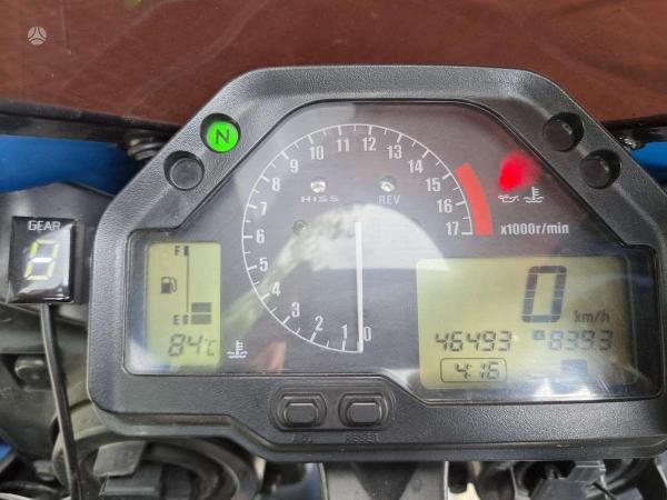 Blue Honda Cbr 2004 in Radviliskis, with an engine capacity of 0.60 L and mileage of 46 thousand km for 3600 €, photo 7 on AUTOMOTO.COM.LV