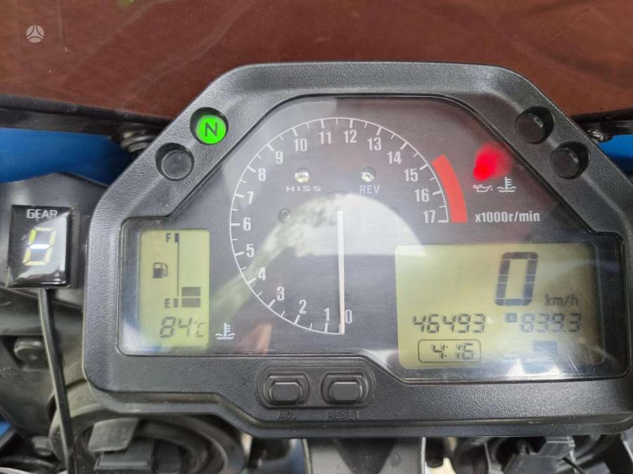 Синий Хонда Cbr 2004 в Радвилишкис, объемом двигателя 0.60 л и пробегом 46 тыс. км за 3600 €, фото 8 на AUTOMOTO.COM.LV