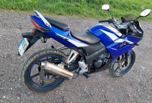 Blue Honda Cbr 2009 in Silale, with an engine capacity of 0.13 L and mileage of 26 thousand km for 1299 €, photo 4 on AUTOMOTO.COM.LV