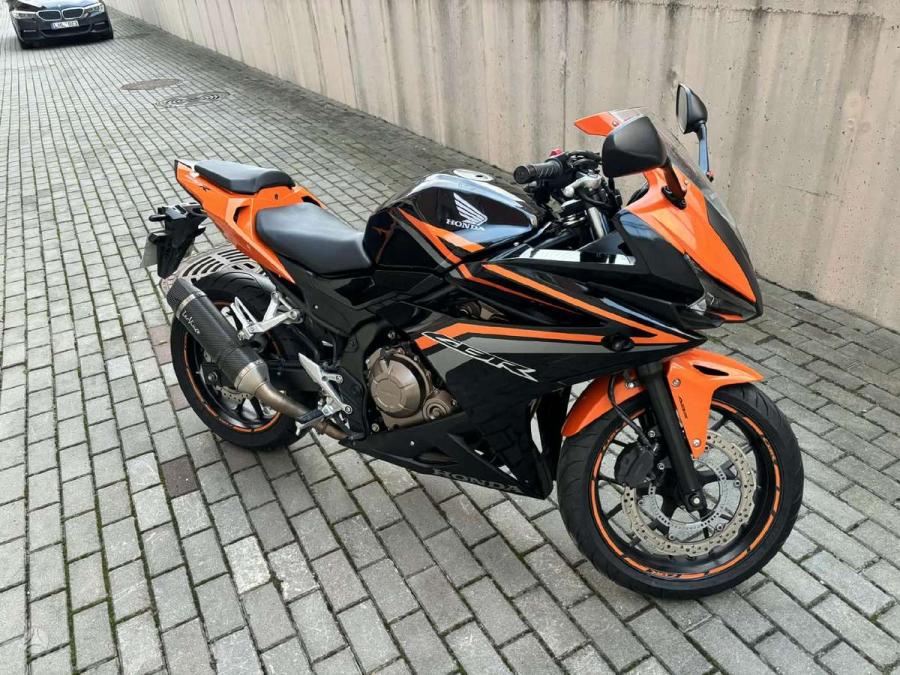 Honda Cbr 2016 Klaipėda, ar dzinēja tilpumu 0.50 L un nobraukumu 29 tūkst. km par 3600 €, foto 1 vietnē AUTOMOTO.COM.LV