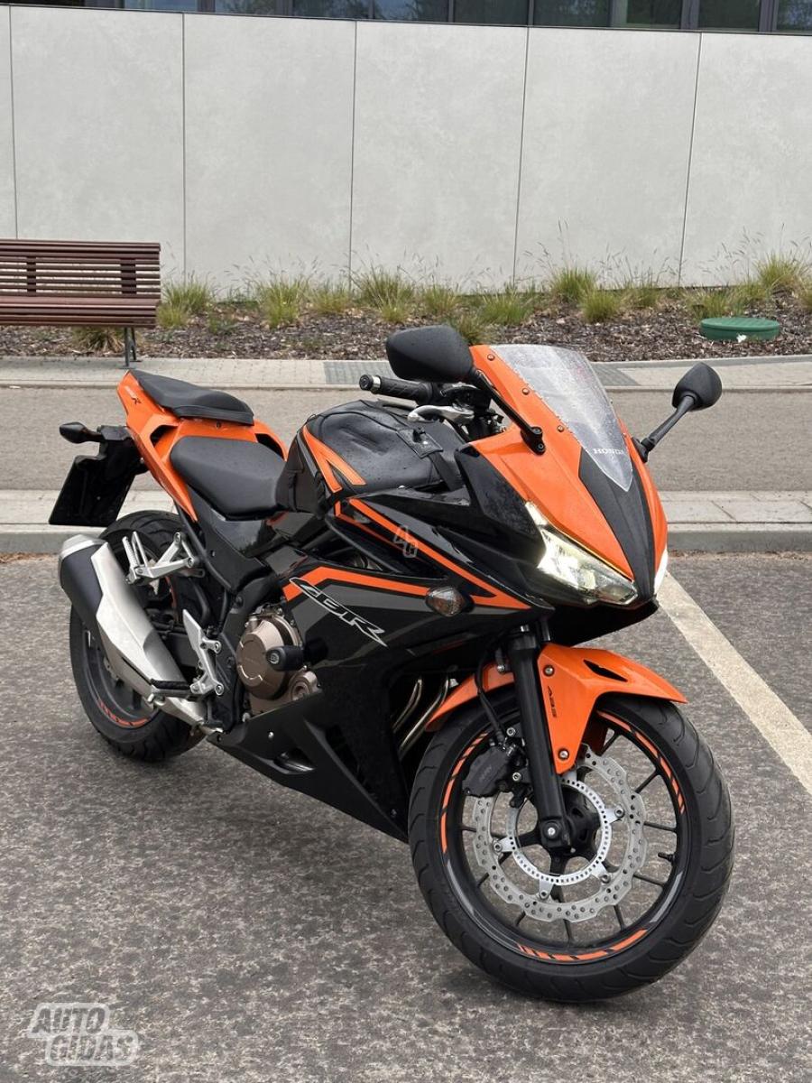 Honda Cbr 2016 Viļņa, ar dzinēja tilpumu 0.50 L un nobraukumu 6 tūkst. km par 4000 €, foto 1 vietnē AUTOMOTO.COM.LV