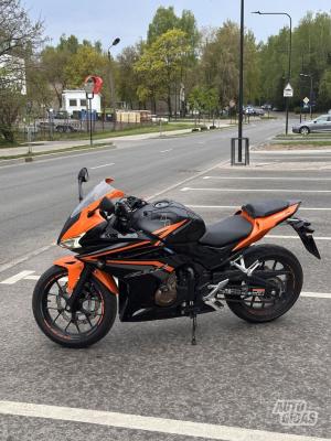 Honda Cbr 2016 Viļņa, ar dzinēja tilpumu 0.50 L un nobraukumu 6 tūkst. km par 4000 €, foto 4 vietnē AUTOMOTO.COM.LV