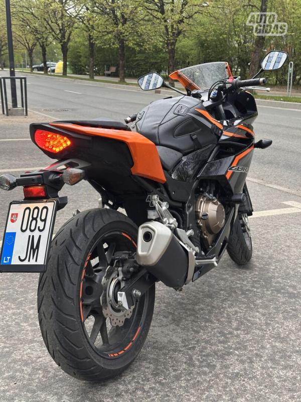 Honda Cbr 2016 in Vilnius, with an engine capacity of 0.50 L and mileage of 6 thousand km for 4000 €, photo 5 on AUTOMOTO.COM.LV