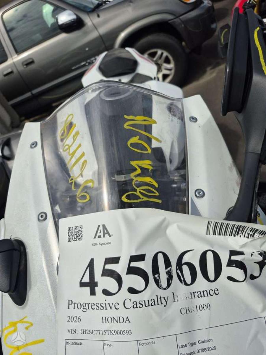 Хонда Cbr 2026 в Клайпеда, объемом двигателя 1.00 л и пробегом 1 тыс. км за 6800 €, фото 15 на AUTOMOTO.COM.LV