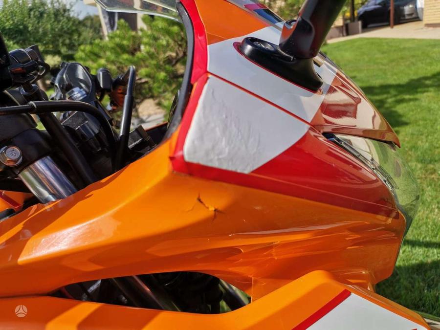 Оранжевый Хонда Cbr 2015 в Вильнюс, объемом двигателя 0.13 л и пробегом 16 тыс. км за 2350 €, фото 38 на AUTOMOTO.COM.LV