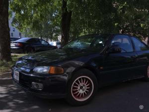 Black Honda Civic 1994 in Vilnius, with an engine capacity of 1.49 L and mileage of 277 thousand km for 3000 €, photo  on AUTOMOTO.COM.LV