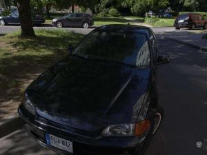 Black Honda Civic 1994 in Vilnius, with an engine capacity of 1.49 L and mileage of 277 thousand km for 3000 €, photo 7 on AUTOMOTO.COM.LV