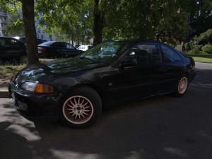 Black Honda Civic 1994 in Vilnius, with an engine capacity of 1.49 L and mileage of 277 thousand km for 3000 €, photo 10 on AUTOMOTO.COM.LV