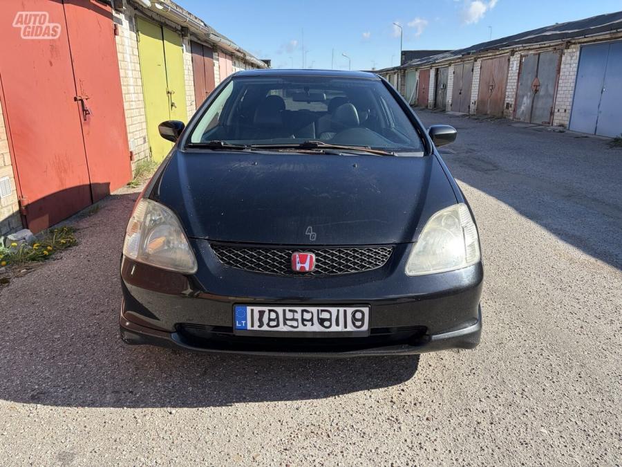 Melns Honda Civic 2002 Klaipėda, ar dzinēja tilpumu 1.60 L un nobraukumu 185 tūkst. km par 600 €, foto 6 vietnē AUTOMOTO.COM.LV