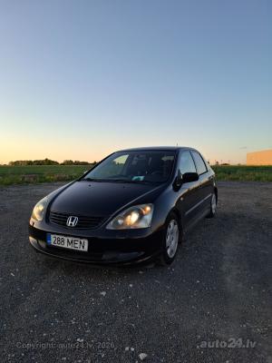 Melns Honda Civic 2004 Tallina, ar dzinēja tilpumu 1.60 L un nobraukumu 184 tūkst. km par 500 €, foto  vietnē AUTOMOTO.COM.LV