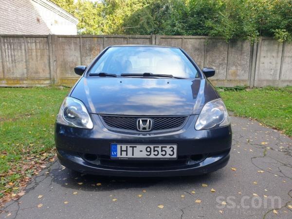 Black Honda Civic 2005 in Riga, with an engine capacity of 1.60 L and mileage of 287 thousand km for 850 €, photo 11 on AUTOMOTO.COM.LV
