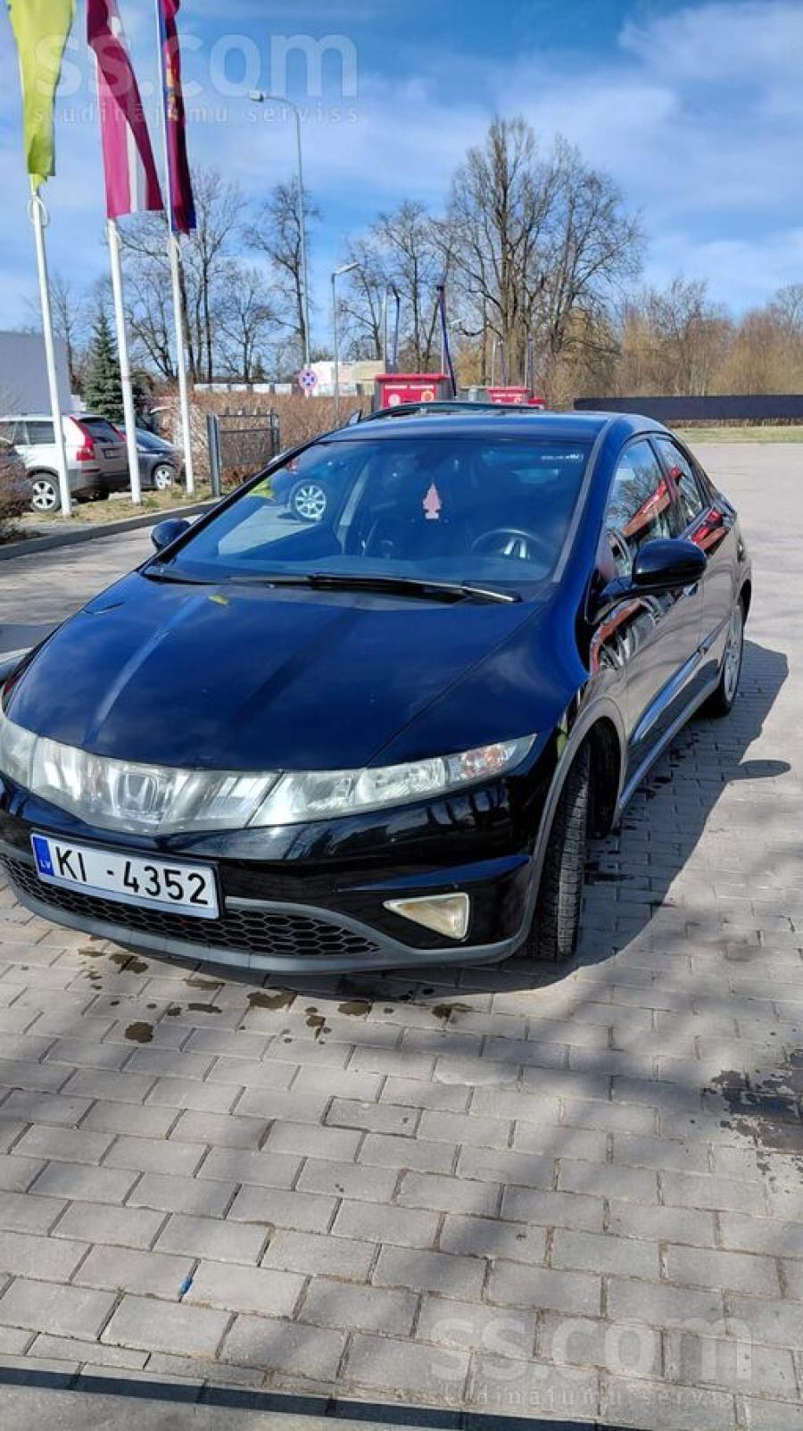 Черный Хонда Цивик 2007 в Елгава, объемом двигателя 2.20 л и пробегом 295 тыс. км за 2200 €, фото 7 на AUTOMOTO.COM.LV