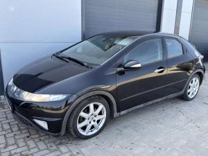 Black Honda Civic 2007 in Vilnius, with an engine capacity of 2.20 L and mileage of 323 thousand km for 950 €, photo  on AUTOMOTO.COM.LV