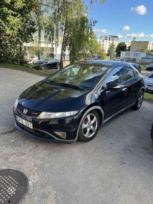 Black Honda Civic 2007 in Vilnius, with an engine capacity of 2.20 L and mileage of 248 thousand km for 750 €, photo  on AUTOMOTO.COM.LV