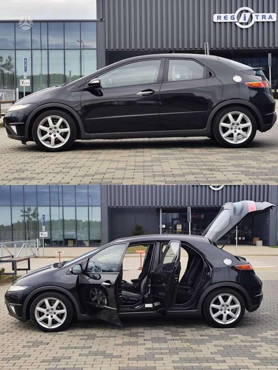 Black Honda Civic 2010 in Siauliai, with an engine capacity of 1.80 L and mileage of 209 thousand km for 4650 €, photo 23 on AUTOMOTO.COM.LV