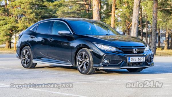 Melns Honda Civic 2018 Tallina, ar dzinēja tilpumu 1.60 L un nobraukumu 208 tūkst. km par 14700 €, foto  vietnē AUTOMOTO.COM.LV
