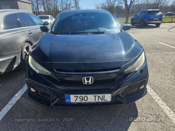 Black Honda Civic 2018 in Tallinn, with an engine capacity of 1.00 L and mileage of 126 thousand km for 10000 €, photo 2 on AUTOMOTO.COM.LV