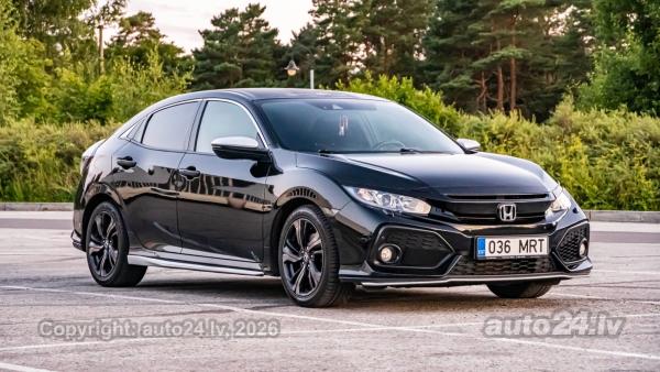 Black Honda Civic 2018 in Tallinn, with an engine capacity of 1.60 L and mileage of 208 thousand km for 13999 €, photo 1 on AUTOMOTO.COM.LV