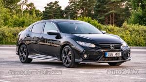 Melns Honda Civic 2018 Tallina, ar dzinēja tilpumu 1.60 L un nobraukumu 208 tūkst. km par 13999 €, foto  vietnē AUTOMOTO.COM.LV