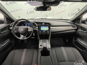 Black Honda Civic 2018 in Vilnius, with an engine capacity of 1.60 L and mileage of 190 thousand km for 10900 €, photo 5 on AUTOMOTO.COM.LV