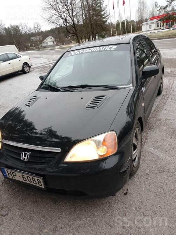 Melns Honda Civic 2003 Daugavpils, ar dzinēja tilpumu 1.60 L un nobraukumu 212 tūkst. km par 480 €, foto 1 vietnē AUTOMOTO.COM.LV