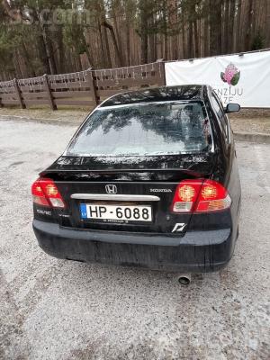 Melns Honda Civic 2003 Daugavpils, ar dzinēja tilpumu 1.60 L un nobraukumu 213 tūkst. km par 350 €, foto  vietnē AUTOMOTO.COM.LV