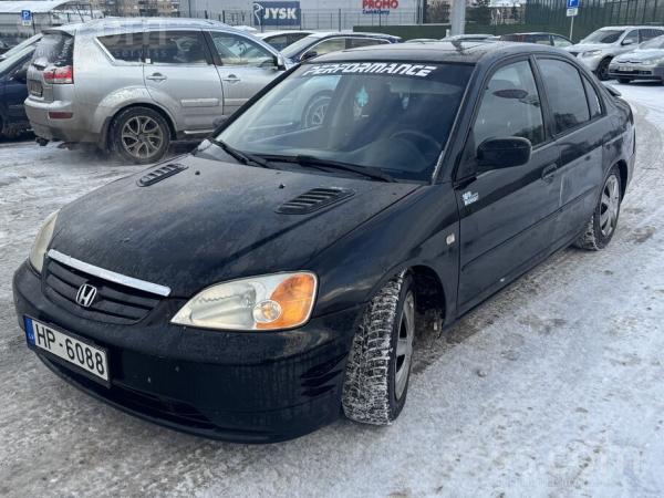Melns Honda Civic 2003 Daugavpils, ar dzinēja tilpumu 1.60 L un nobraukumu 0 tūkst. km par 950 €, foto 5 vietnē AUTOMOTO.COM.LV