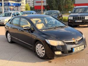 Black Honda Civic 2008 in Riga, with an engine capacity of 1.30 L and mileage of 309 thousand km for 1400 €, photo  on AUTOMOTO.COM.LV