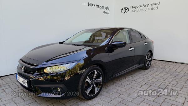 Melns Honda Civic 2018 Tallina, ar dzinēja tilpumu 1.50 L un nobraukumu 133 tūkst. km par 15995 €, foto 1 vietnē AUTOMOTO.COM.LV