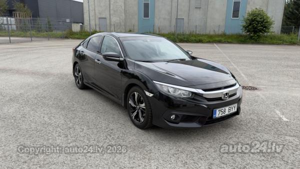 Melns Honda Civic 2018 Tallina, ar dzinēja tilpumu 1.50 L un nobraukumu 72 tūkst. km par 16000 €, foto 1 vietnē AUTOMOTO.COM.LV