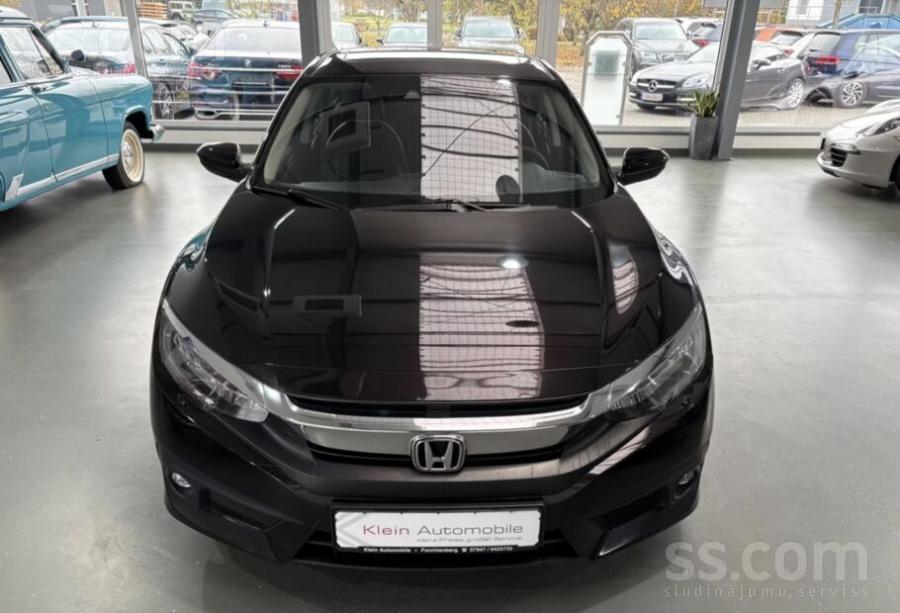Melns Honda Civic 2019 Rīga, ar dzinēja tilpumu 1.60 L un nobraukumu 91 tūkst. km par 14111 €, foto 2 vietnē AUTOMOTO.COM.LV
