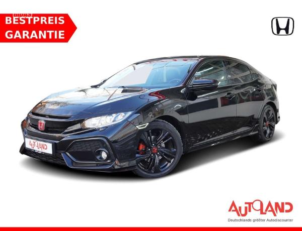Black Honda Civic 2019 in Kaunas, with an engine capacity of 1.00 L and mileage of 50 thousand km for 22287 €, photo 1 on AUTOMOTO.COM.LV