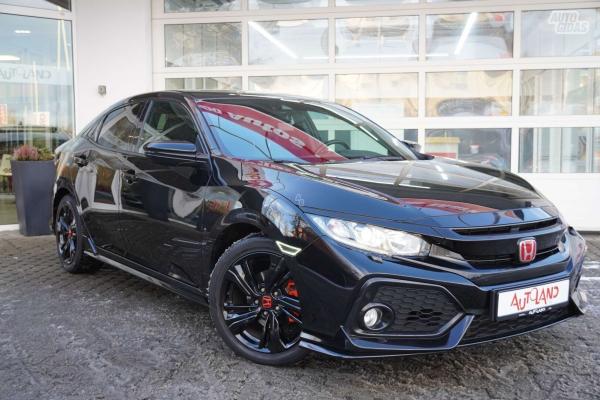 Black Honda Civic 2019 in Kaunas, with an engine capacity of 1.00 L and mileage of 50 thousand km for 22287 €, photo 8 on AUTOMOTO.COM.LV