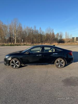 Black Honda Civic 2019 in Tallinn, with an engine capacity of 1.50 L and mileage of 64 thousand km for 19500 €, photo 5 on AUTOMOTO.COM.LV