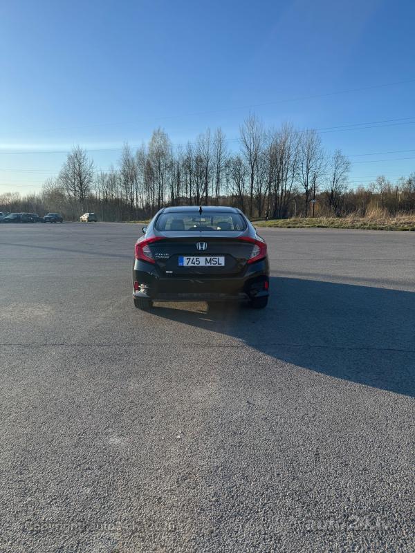 Black Honda Civic 2019 in Tallinn, with an engine capacity of 1.50 L and mileage of 64 thousand km for 19500 €, photo 5 on AUTOMOTO.COM.LV