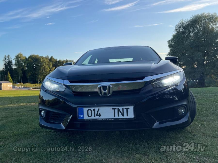 Black Honda Civic 2019 in Tartu, with an engine capacity of 1.50 L and mileage of 215 thousand km for 12900 €, photo 7 on AUTOMOTO.COM.LV
