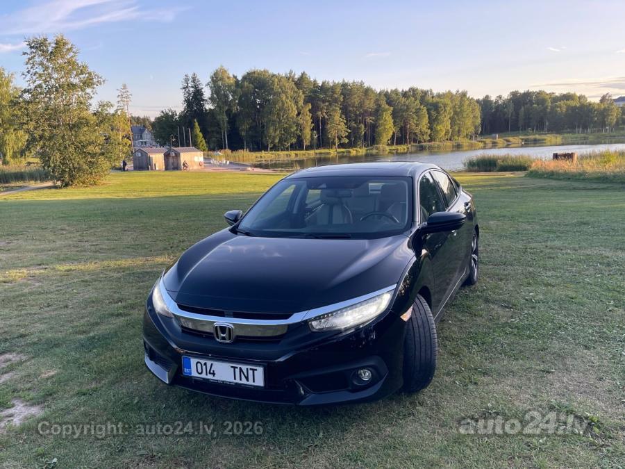 Black Honda Civic 2019 in Tartu, with an engine capacity of 1.50 L and mileage of 215 thousand km for 12900 €, photo 8 on AUTOMOTO.COM.LV
