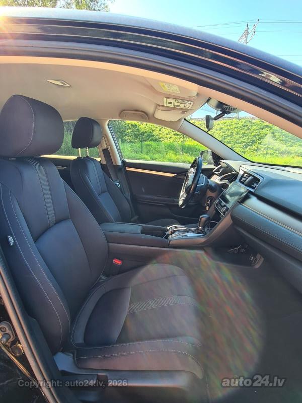 Melns Honda Civic 2019 Tallina, ar dzinēja tilpumu 1.50 L un nobraukumu 76 tūkst. km par 14999 €, foto 7 vietnē AUTOMOTO.COM.LV