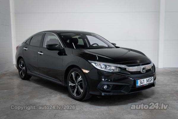 Black Honda Civic 2019 in Tallinn, with an engine capacity of 1.50 L and mileage of 76 thousand km for 13990 €, photo 1 on AUTOMOTO.COM.LV