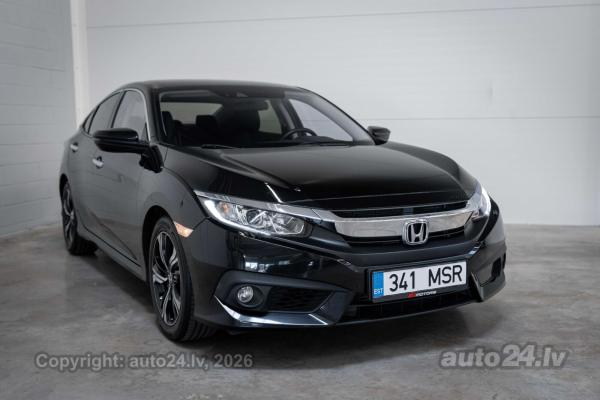 Black Honda Civic 2019 in Tallinn, with an engine capacity of 1.50 L and mileage of 76 thousand km for 13990 €, photo 3 on AUTOMOTO.COM.LV