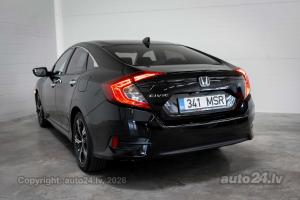 Black Honda Civic 2019 in Tallinn, with an engine capacity of 1.50 L and mileage of 76 thousand km for 13990 €, photo 5 on AUTOMOTO.COM.LV