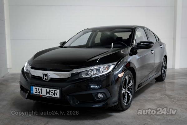 Black Honda Civic 2019 in Tallinn, with an engine capacity of 1.50 L and mileage of 76 thousand km for 13990 €, photo 7 on AUTOMOTO.COM.LV
